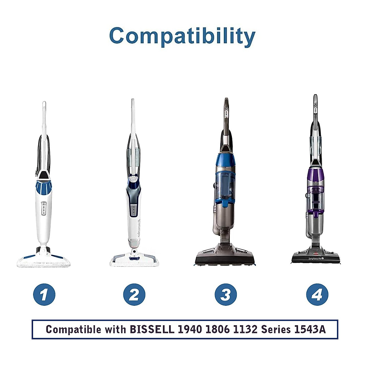 Maitys 24 Pieces Replacement Steam Mop Scent Disc 4 Different Fragrance Discs (Fresh Fragrances)