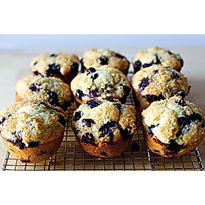 Mrs. Anderson's Baking Silicone 12-Cup Muffin Pan Baking Mold, BPA Free, Non-Stick European-Grade Silicone, 13.5 x 10 x 1.25-Inches