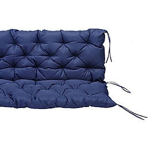 RVtiooy Porch Swing Cushions, Replacement Cushions for Outdoor Swing, Swing Cushions 3 Seater Replacement, Outdoor Swing Cushions for Bench Terrace 2-3 Seater (60 * 40 * 3 inches, Khaki)…