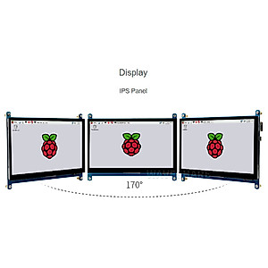 waveshare 7inch HDMI LCD IPS Capacitive Touch Screen 1024×600 Display Monitor for All Rev Raspberry Pi 4B/3B+/3B/2B/B+/A+/Zero,BeagleBone Black Windows 10/8.1/8/7