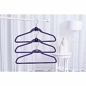 Joy Mangano 10pk Mini Hooks, Teal Hanger Accessory, Fuchsia