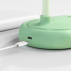 Eye-Caring Charging Plug-in Desk Lamp LED Eye Protection USB Button Dimming Can Adjust The Table Lamp In All Directions for Study and Work Office lamp (Color : Red)