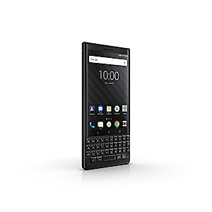 BlackBerry KEY2 64GB (Single-SIM, BBF100-1, QWERTY Keypad) (GSM Only, No CDMA) Factory Unlocked SIM-Free 4G/LTE Smartphone - International Version (Black) - No warranty in the USA