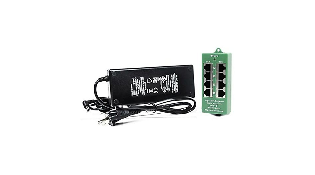 PoE Texas 4-Port PoE Injector | 56V 120W Gigabit Power