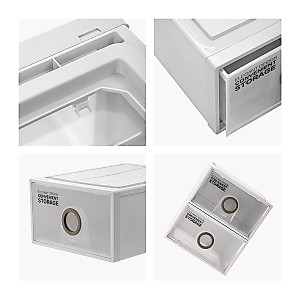 Stackable Storage Drawers, 23.5L, Pack of 2 (Medium)