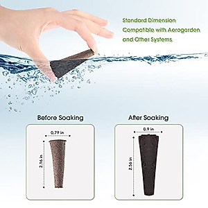 ZMHOO 30 Pack Grow Sponges for Aerogarden, Replacement Root Growth Sponges Compatible with Hydroponic, Starter Pods Sponges Kit for Hydroponic Indoor Garden Growing System