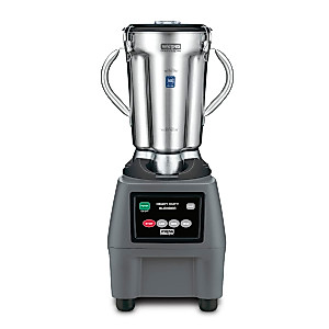 Waring Commercial CB15 Ultra Heavy Duty 3.75 HP Blender, Electric Touchpad Controls with Stainless Steel 1 Gallon Container, 120V, 5-15 Phase Plug
