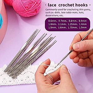 87 Pcs Crochet Kit for Beginners, Crochet Starter Kit, Crochet Needles Set with 12 Yarn Balls Plastic Sewing Needles Stitch Marker Storage Bag Knitting Accessories for Adults Kids Beginner Craft