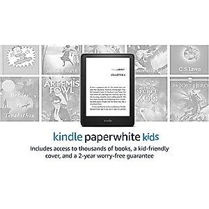 Kindle Paperwhite Kids (8 GB) – Made for reading - access thousands of books with Amazon Kids+, 2-year worry-free guarantee