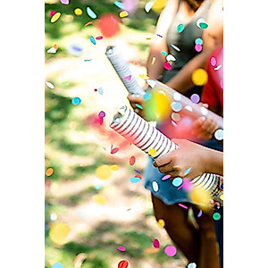 Peachy Party Poppers Confetti Cannons, Modern Biodegradable Wedding Confetti Cannon, Confetti Poppers for Send Off, Wedding, New Years Eve, Party Supplies