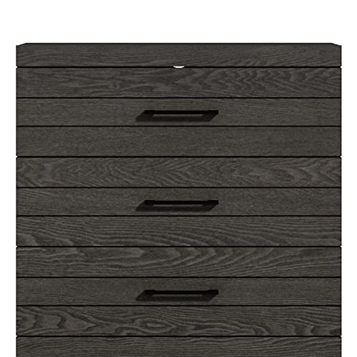 Galano Hamsper 5 Drawer Dresser - Chest of Drawers for Bedroom - Clothes Storage - Drawer and Closet Organizer - Drawer Glides - Easy Assembly - Dark Grey Oak