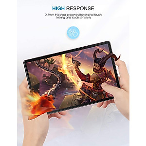 TANTEK [3-Pack Screen Protector for Samsung Galaxy Tab S6/Tab S5e 10.5 inch,Tempered Glass Film,Ultra Clear,Anti Scratch,Bubble Free,S-Pen Compatible