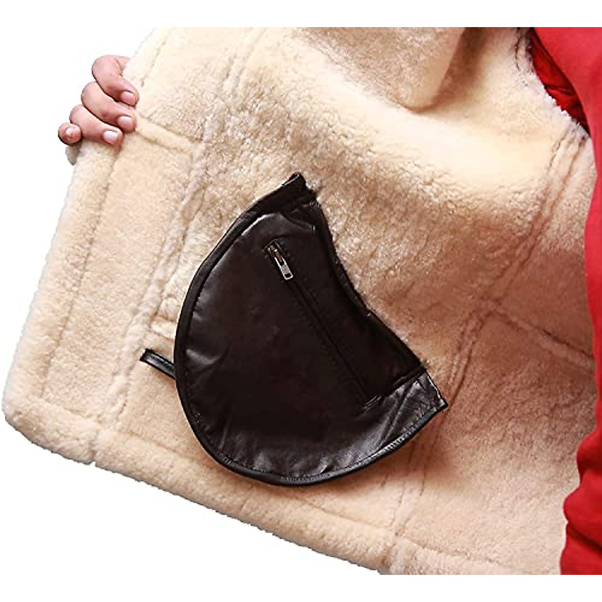 Bomber Jacket Aviator Shearling B3 Bomber Jacket Winter (as1, alpha, x_l, regular, regular, Brown)