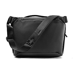 Peak Design Everyday Messenger V2 13L Black, Travel or Photo Carry with Laptop Sleeve (BEDM-13-BK-2)
