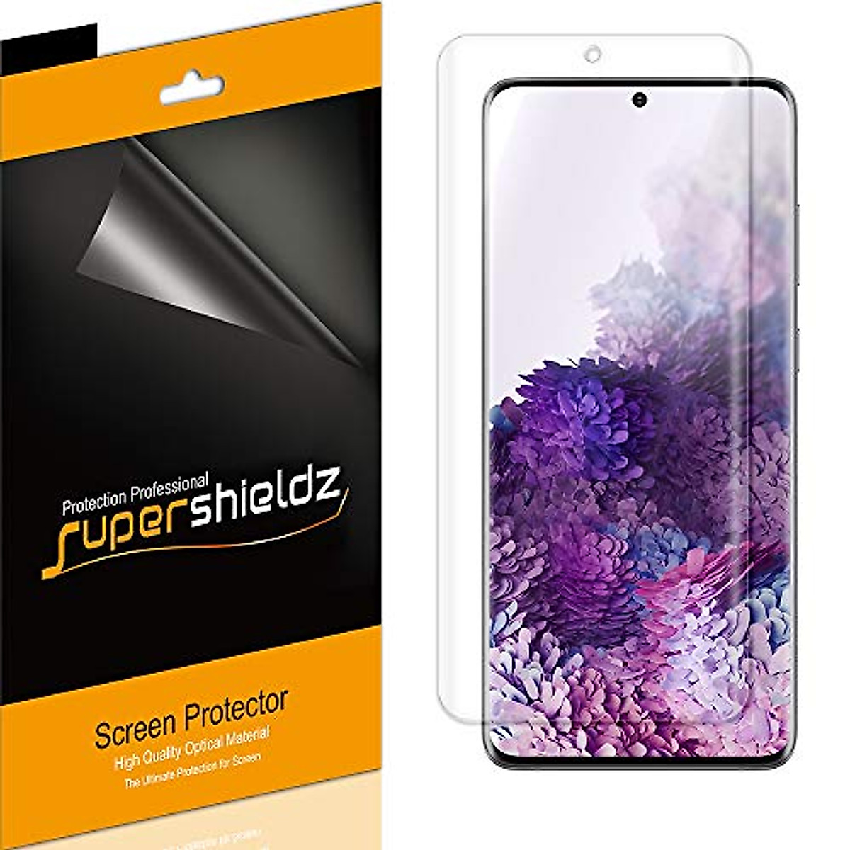 Supershieldz (2 Pack) Designed for Samsung (Galaxy S20 Plus 5G) Screen Protector, High Definition Clear Shield (TPU)