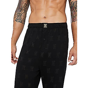 Savage X, Men's Sheer X Sleep Pant, Black Caviar, L