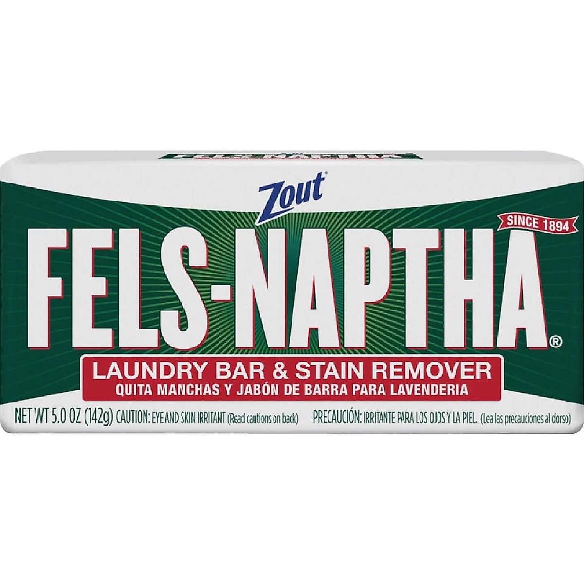 Dial Corporation Fels-Naptha Laundry Bar Soap, 5 Ounce (Pack of 6)