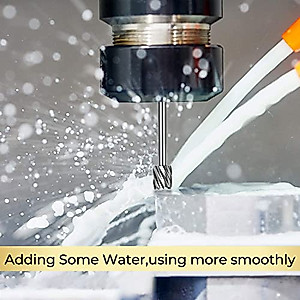 QLOUNI 20pcs Rotary Bit Burrs Set HSS Tungsten Carbide Wood Milling Burrs with 1/8’’(3mm) Shank for DIY Woodworking, Carving, Engraving, Drilling