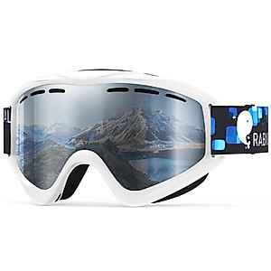 RABIGALA Ski Goggles Snow/Snowboard Goggles for Men Women Adult Youth Snowmobile Skiing Skating - 99.99% UV Protection Anti-fog
