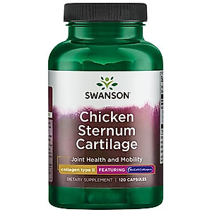 Swanson Chicken Sternum Cartilage - Collagen Type II 500mg 200 Capsules