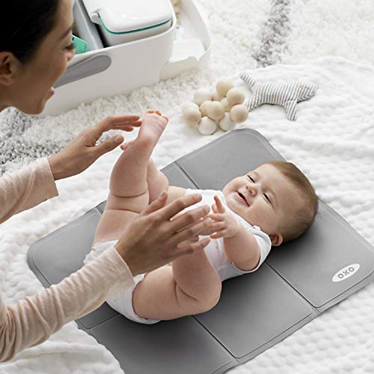 OXO Tot Diaper Caddy with Changing Mat