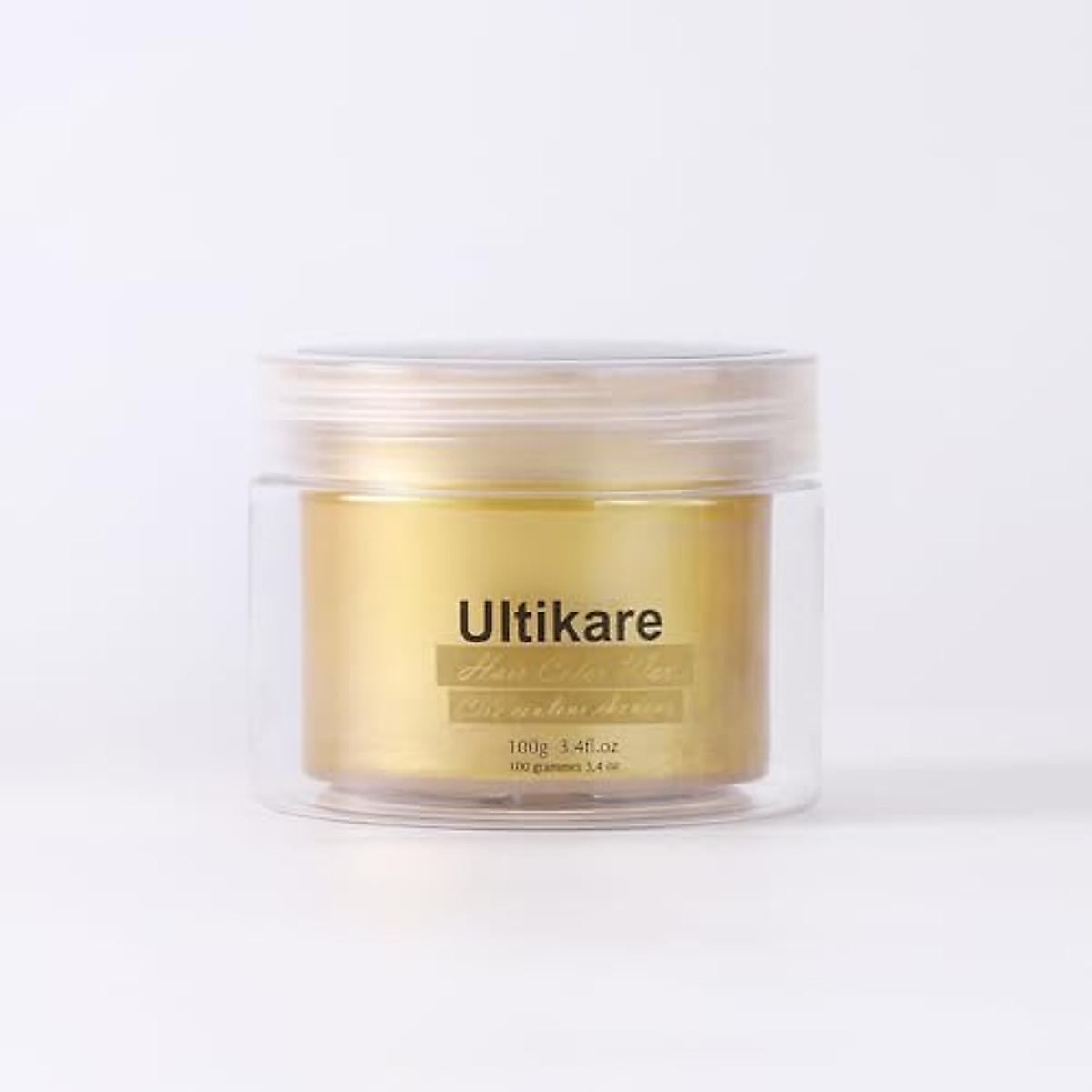 Hair Color Wax Blonde, Ultikare Instant Hair Dye Cream Mud Washable Temporary Hair Dye Natural Hairstyle Color Pomade for Party, Cosplay, Halloween (Gold)