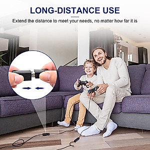 Arzweyk 2Packs 10FT NES Classic Controller Extension Cable Cord Compatible with Super Nintendo Classic Edition & Mini NES/SNES Classic Edition & Wii & Wii U Controller