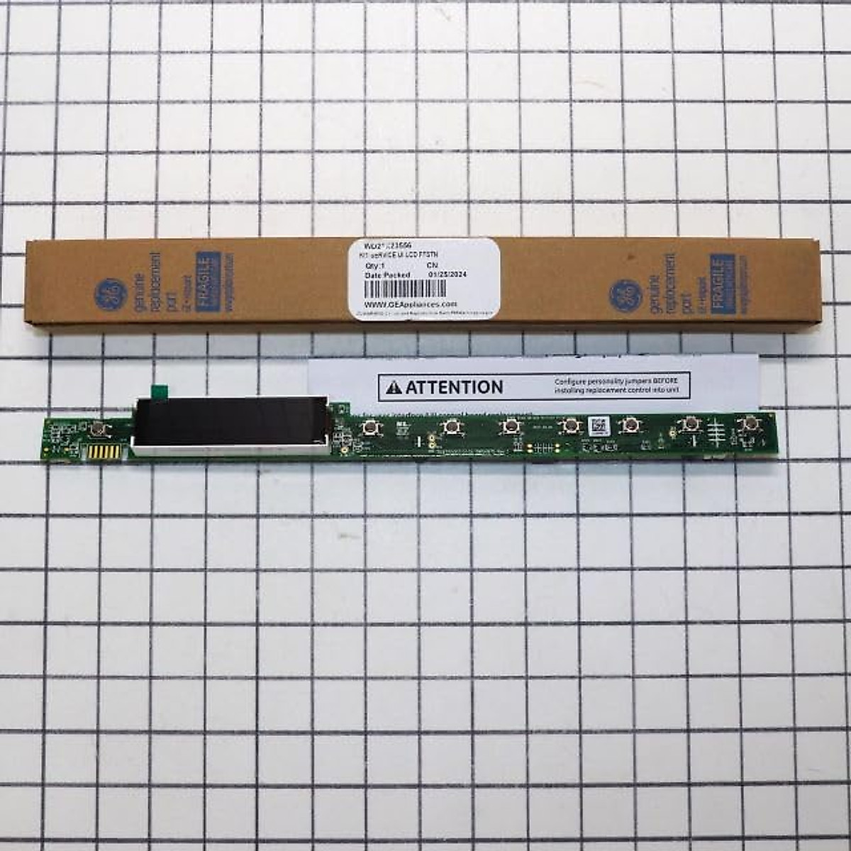 WD21X23556 Dishwasher User Control and Display Board