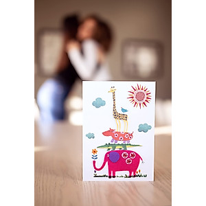 Papyrus Baby Shower Cards, Animals (2-Count)