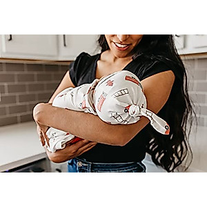 Copper Pearl Large Premium Knit Baby Swaddle Receiving Blanket Chief