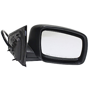 Kool Vue Passenger Side Power Heated Mirror for Dodge Journey 2009-2018 Paintable Models Without One Touch Open/Close Feature
