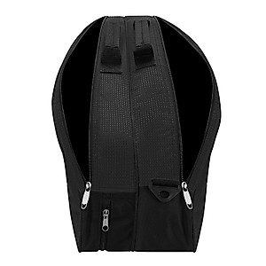 ITODA Tennis Racquet Cover Bag, Sports 3-6 Rackets Paddle Badminton Carry Case Dustproof Waterproof Separation Shoes Pocket Storage Outdoor Bag with Adjustable Shoulder Strap