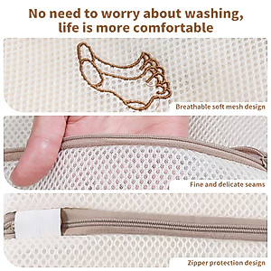 3 Pack Sock Laundry bags by MDSXO- Small Durable Lingerie Delicates Bag for Washing Machine for Socks, Masks, Underwear [3 Pack]