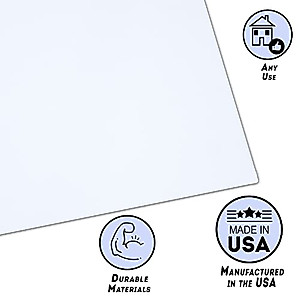 VIBE INK Blank Magnet Sheet 24" Wide - 30 mil Thickness Flexible, Printable, White Vinyl Surface - Safe on Vehicles, Cuts Easily for DIY Craft Projects (10 Ft. Roll)