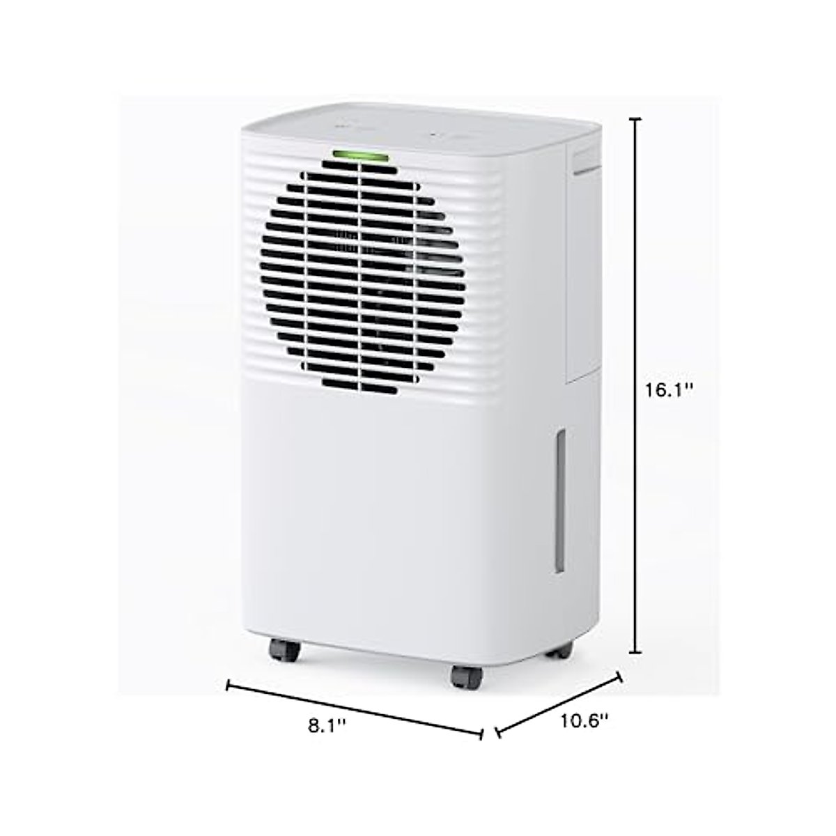 Hansabenne 30-Pints Dehumidifier for Basements - 2000 Sq. Ft. Dehumidifier with Auto or Manual Drainage - Compact Dehumidifier with Intelligent Humidity Control | Auto Defrost | Dry Clothes