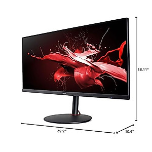 acer Nitro XV340CK - 34" Monitor UWQHD 3440x1440 IPS 144Hz 1ms 250Nit (Renewed)