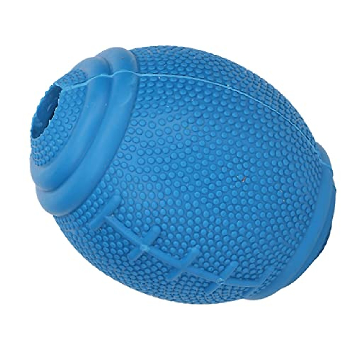 Naroote Pet Chew Toy Balls, Reduce Boredom Dog Rugby Toy Bite Resistant Rubber for Puppy for Indoor
