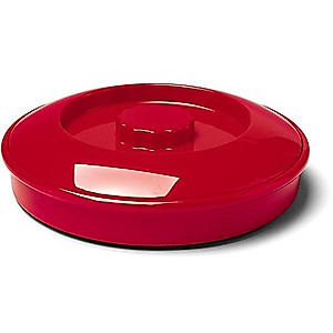 Carlisle FoodService Products 047005 Stackable Tortilla Server w/Lid, 7-1/4" / 2", Red