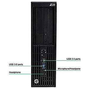 HP Z230 Workstation Gaming Computer Desktop, Intel Core i5-4590, 8GB DDR3 RAM, 120GB SSD & 2TB HDD, USB 3.0, 4K Nvidia Geforce GT 730 4GB Video Card, HDMI, DVI, VGA, WiFi - Windows 10 Pro (Renewed)
