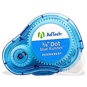 Adtech Permanent Adhesive Dots Glue Runner 3 Pack