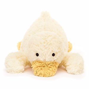 EASELR WeightedPlush Cute Duck Stuffed Animals, Soft White Duck Plush Pillows Kawaii Hugging Squishy Duck Plushie Toys Gifts for Kids