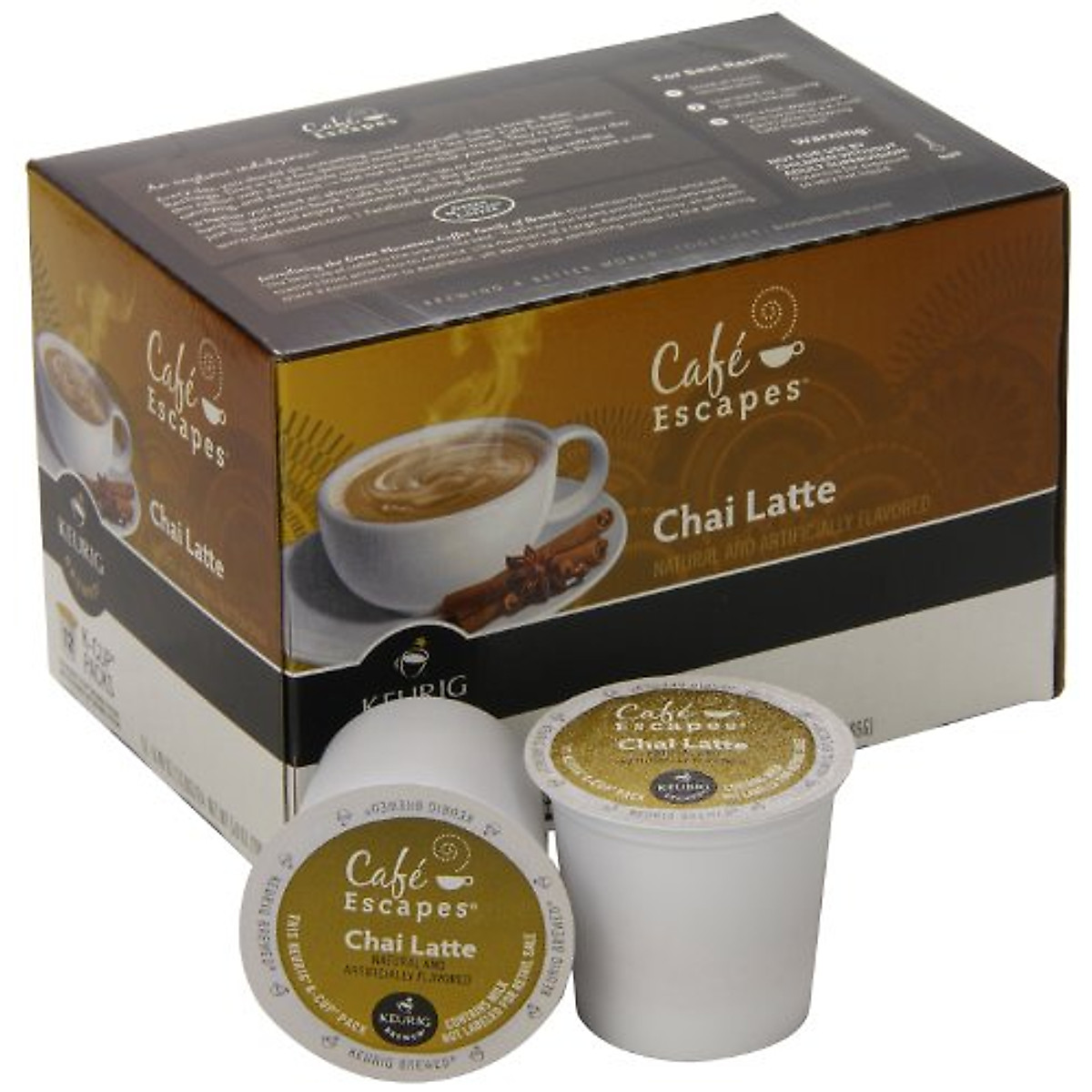 Green Mountain Chai Latte, 12-Count K-Cups