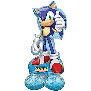 Sonic The Hedgehog 53'' Balloon Air-Fill Only Airloonz Birthday Party Decorations Supplies