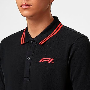 Formula 1 - Official Merchandise - F1 Mens Logo Polo - Black - Size: XL