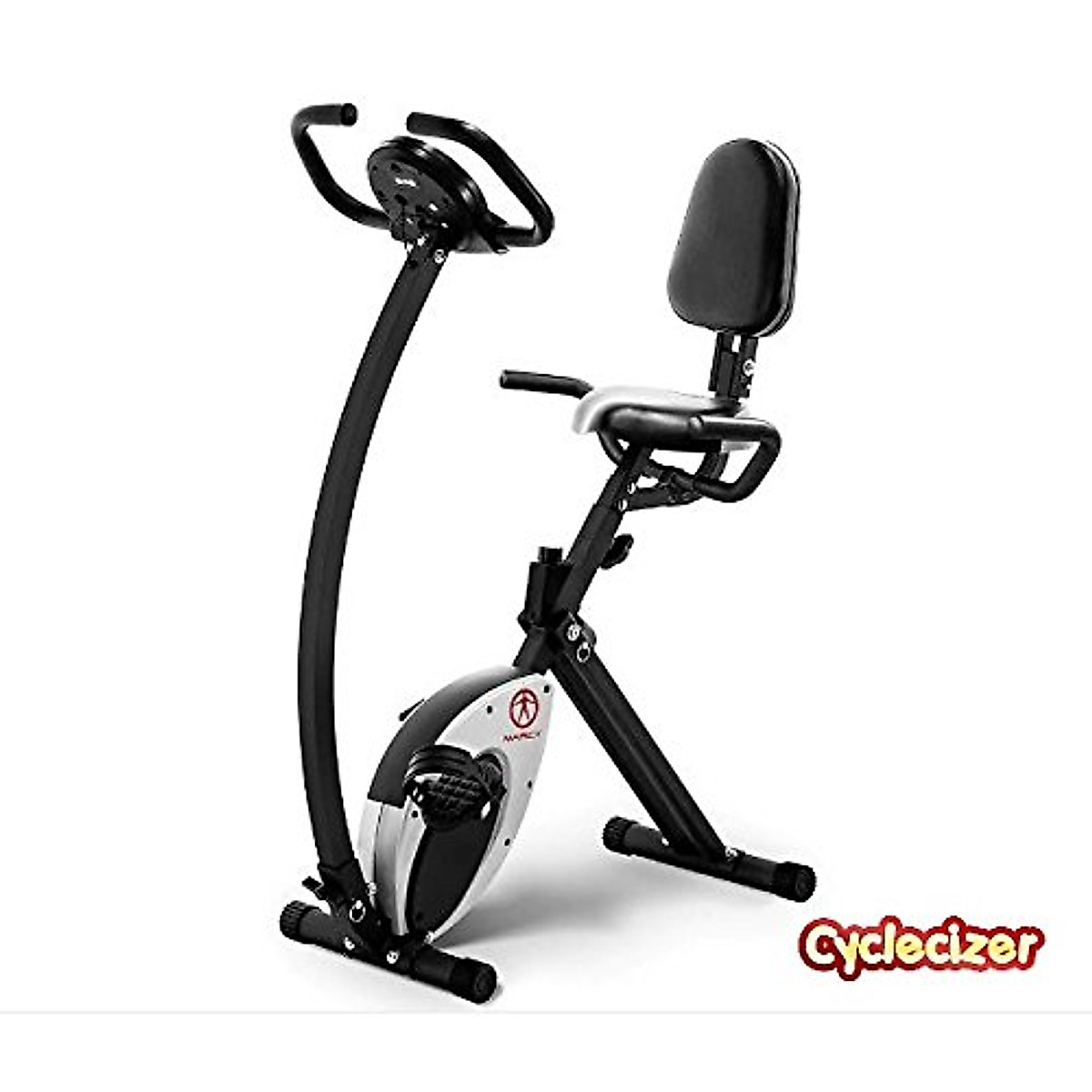 Cyclecizer Exercise Bike for Home Seniors Foldable Stationary Fitness Equipment Aerobic Pedal Exerciser