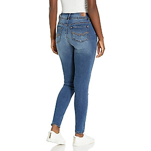 WallFlower Women's Flirty Curvy Skinny High Rise Insta Stretch Juniors Jeans (Standard and Plus), Pia, 11