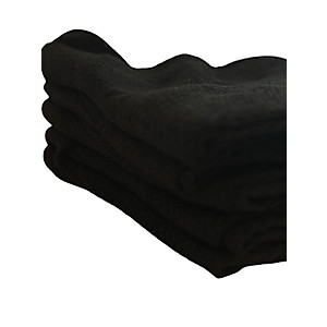 Socks for men 100% cotton, Black 3-Pairs (S 6-7)