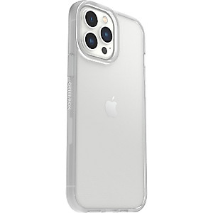 OtterBox iPhone 13 Pro Max & iPhone 12 Pro Max Prefix Series Case - CLEAR, Ultra-Thin, Pocket-Friendly, Raised Edges Protect Camera & Screen, Wireless Charging Compatible