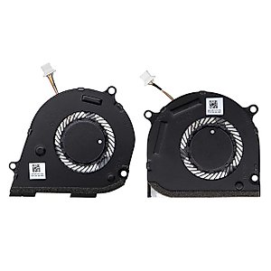 (1 Pair) New CPU GPU Cooling Fans Intended for Hp Envy X360 Convertible 15-DS 15-DR 15M-DR 15M-DS Laptop Fan L53541-001 L53542-001 TPN-W142 W143 15M-DR1011DX 15-DS0003CA