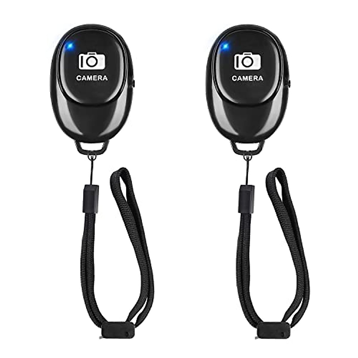 Phone Camera Remote Control(2 Pack) for Photos & Videos, Wireless Camera Remote Shutter Clicker Compatible with iPhone/Android Phone/iPad/Tablets with Adjustable Wrist Strap